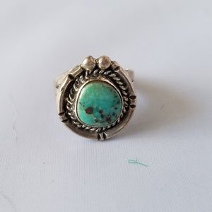 Jewelry | Vintage Silver Turquoise Ring 196s | Poshmark